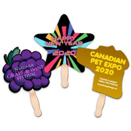 Custom Shape Hand Fans | Made in Canada at Great Prices