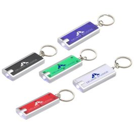 Rectangle LED Key Chains Custom Printed at Competitive Prices