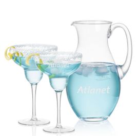Custom Engraved Glass Pitcher Sets as Branded Business Gifts