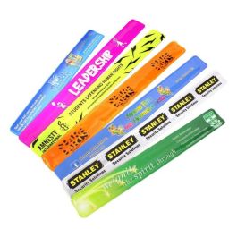 Custom Printed Vinyl Slap Wristbands | Free Art Service
