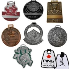 Custom Metal Metal Golf Bag Tags for Promotions | Low Prices