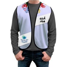 Custom Volunteer Uniform Vests | Vests for Staff Canadian Made
