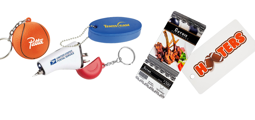 Get Custom Keyrings & Key Tags With Your Business Logo!